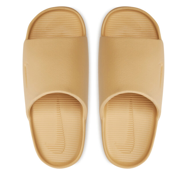 Klapki Nike Calm Slide DX4816 200 Beżowy | eobuwie.com.pl