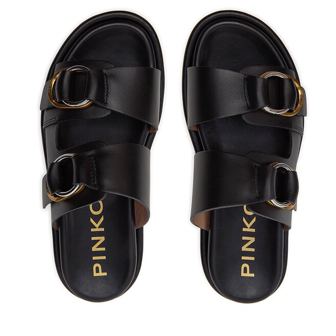 Pantoletten Pinko Flores 01 SD0057 P001 Schwarz | eschuhe.de