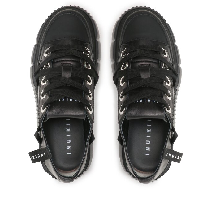 Sneakers Inuikii Leather Matilda 30102-033 Black | eschuhe.de