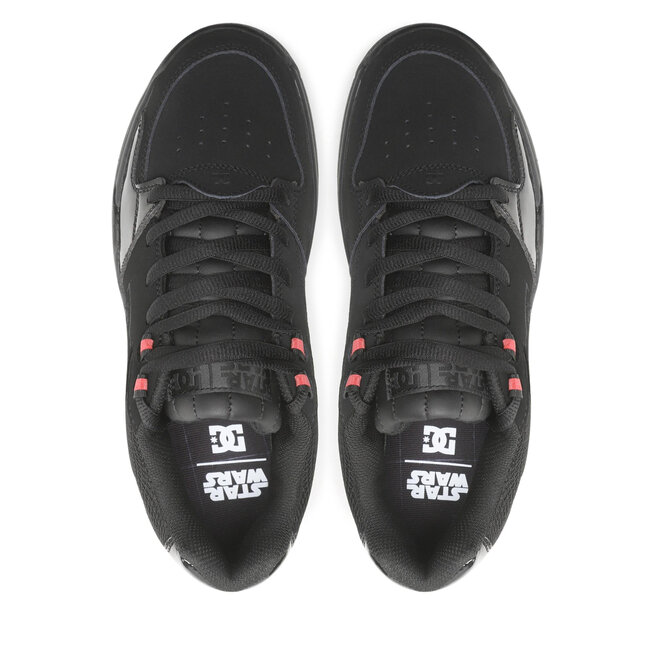 Sneakers DC Sw Versatile ADYS200071 Black/Black/Red (XKKR) | eschuhe.de