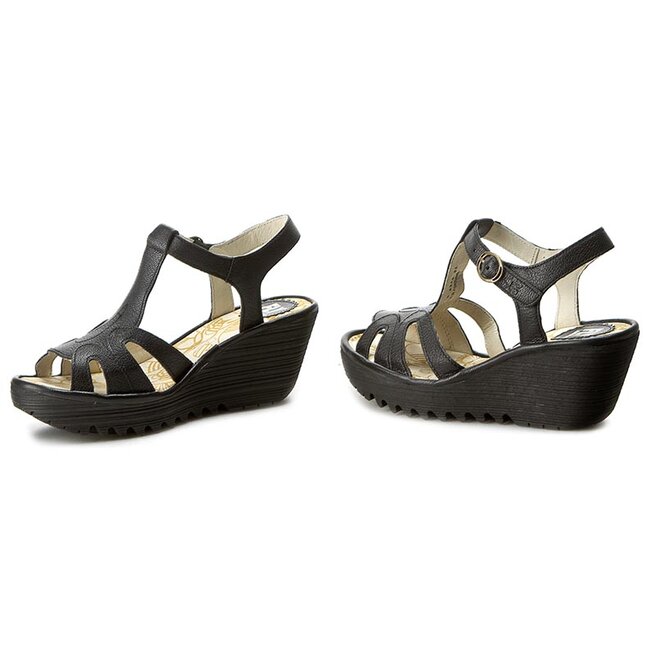 Sandale Fly London Yinifly P500727000 Black | epantofi.ro