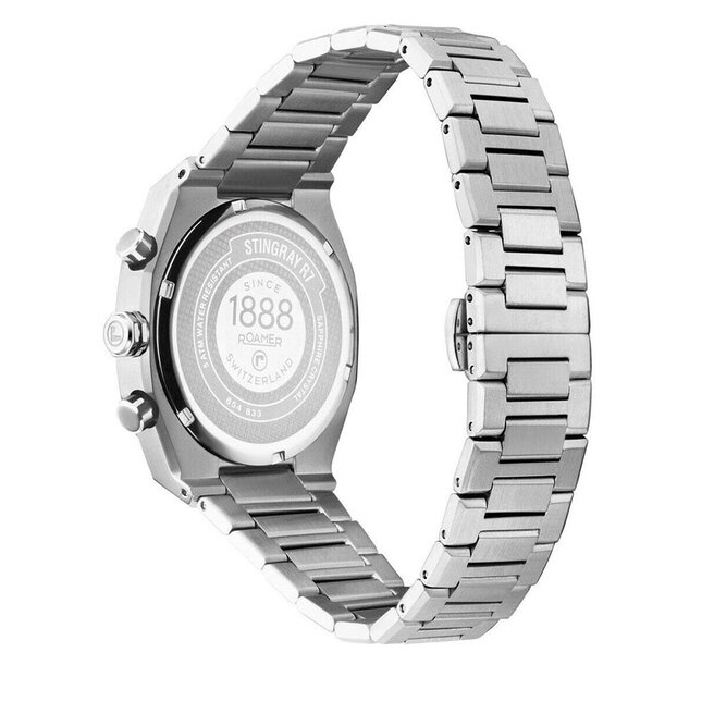 Ρολόι Roamer Stingray R7 Chrono 854837 41 45 50 Ασημί | epapoutsia.gr