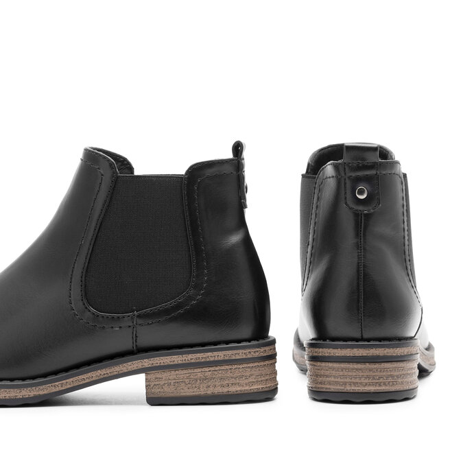 Kotníková obuv s elastickým prvkem Clara Barson VERENA WS2702-16 Černá ...