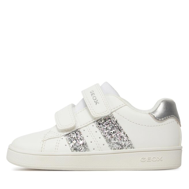 Zapatillas Geox J Eclyper Girl J45LRA 000BC C0007 M White/Silver | zapatos.es