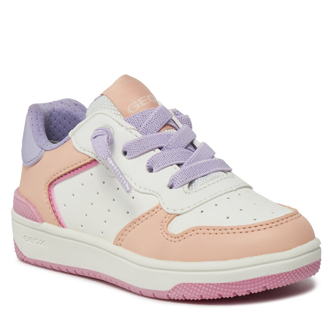 Zapatillas Geox J Washiba J36HXD 054FU C1997 M White/Peach | zapatos.es