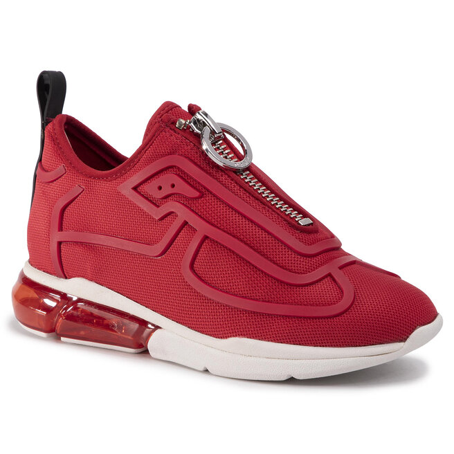 Sneakers DKNY Nilli Zipper Slip K4965120 Stch Fab/Rubber Red/Red | eschuhe.de