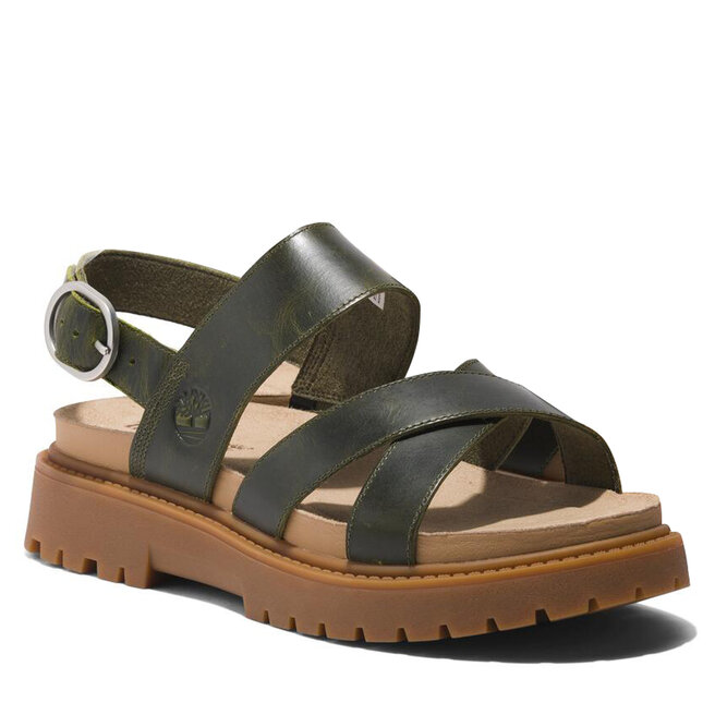 Sandały Timberland Clairemont Way Cross Strap Sandal TB0A2KZ5EEQ1 Dark ...
