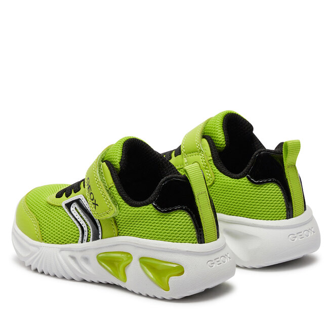 Sneakersy Geox J Assister Boy J45DZC 014CE C3707 M Lime/Black | eobuwie ...