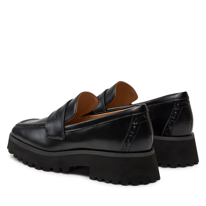Loafersy Clarks Stayso Edge 26174705 Black Leather | eobuwie.com.pl