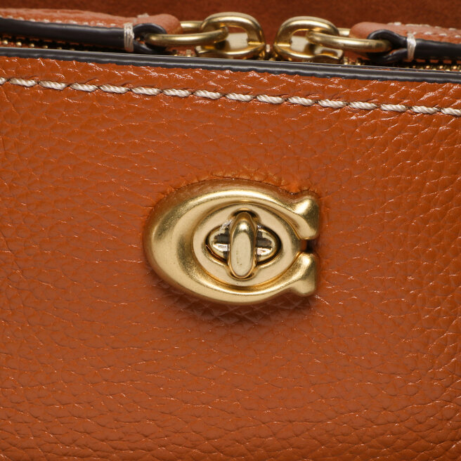 Torebka Coach Pol Pb Ltr Bk Cryl 2 CE732 B4BAR Brązowy | eobuwie.com.pl