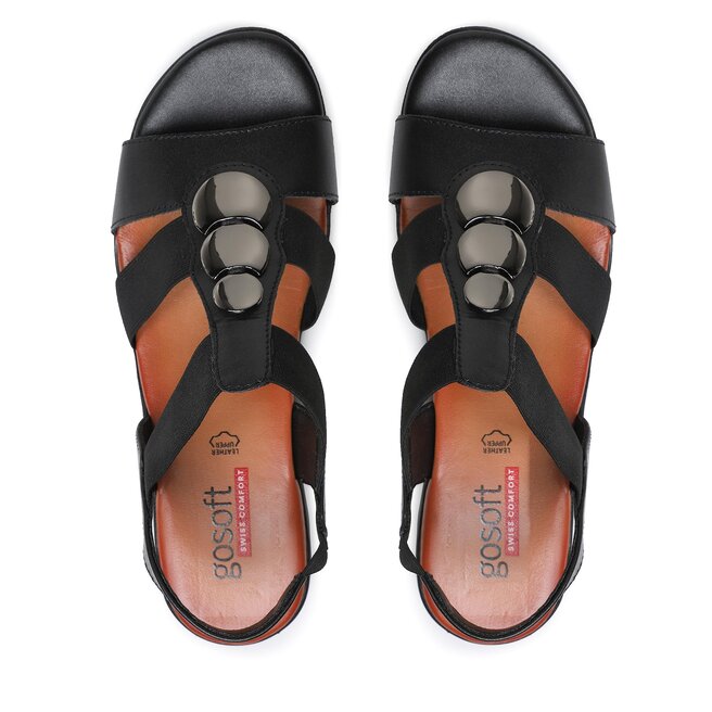 Sandały Go Soft WI16-956-08 Czarny | eobuwie.com.pl