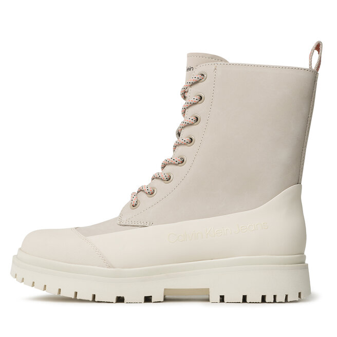 Botines Calvin Klein Jeans Chunky Combat Laceup Boot Rub YW0YW01066 ...