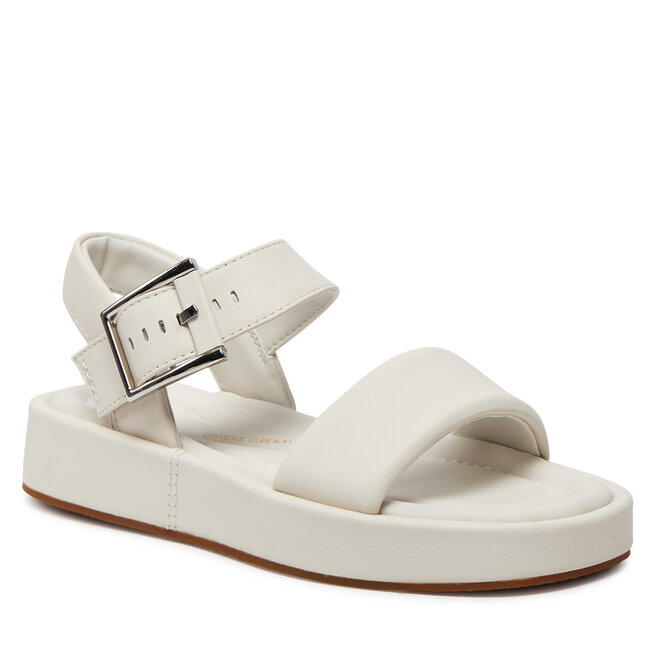 Sandały Clarks Alda Strap 26176258 Biały | eobuwie.com.pl