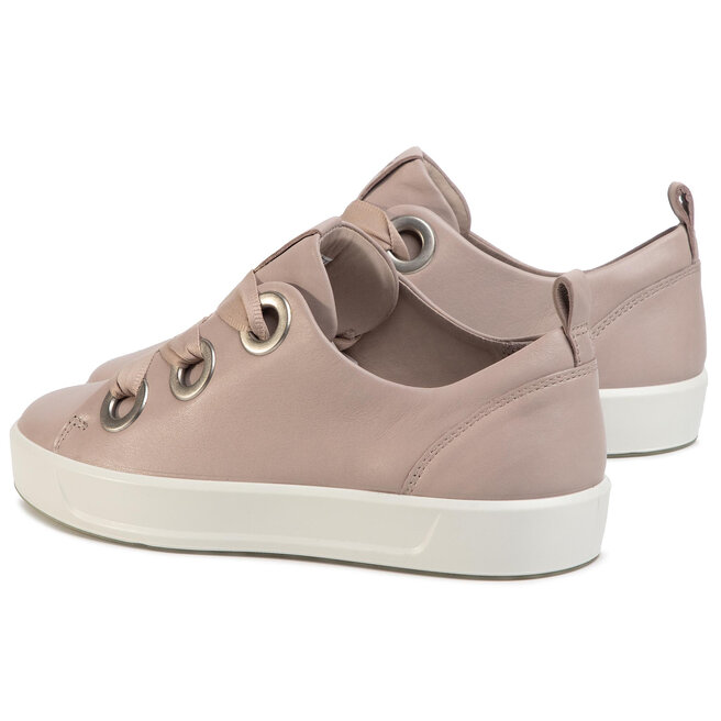 Sneakersy ECCO Soft 8 W 47054301386 Grey Rose | eobuwie.com.pl