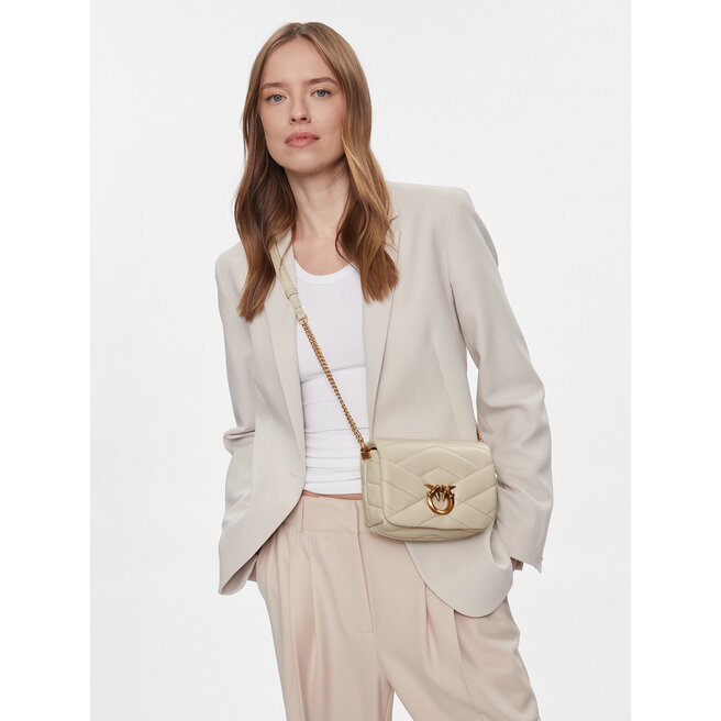 Borsetta Pinko Love Click Puff Baby PE 24 PLTT 101584 A1ET White Z14Q ...