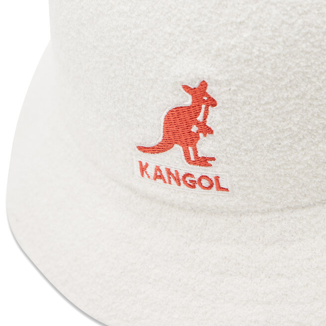 Kapelusz Kangol Bucket Big Logo Casual K3407 White WH103 | eobuwie.com.pl