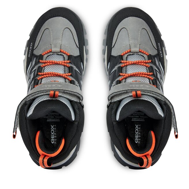 Botines planos Geox J Montrack Boy B Abx J26HBC 0FUME C0036 M Grey ...
