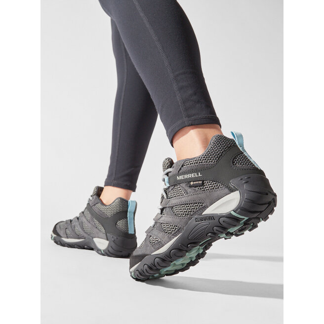 Trekkingschuhe Merrell Alverstone Mid Gtx GORE-TEX J034596 Grau ...