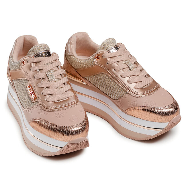 Sneakers Guess Hansin FL5HNS ELE12 Rosa | escarpe.it