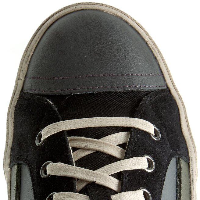 Sneakersy Diesel D-String Low Y01107 P0919 H6107 Castlerock/Black/Oli ...