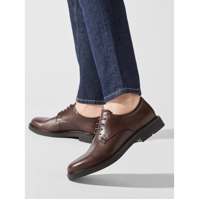 Półbuty ECCO Metropole London 52560401482 Brązowy | eobuwie.com.pl