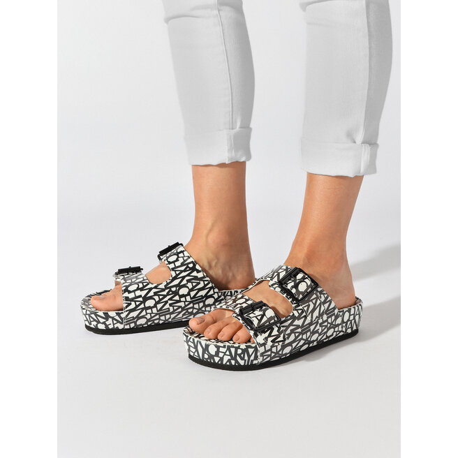 Klapki Armani Exchange XDP031 XV683 Q491 Czarny | eobuwie.com.pl