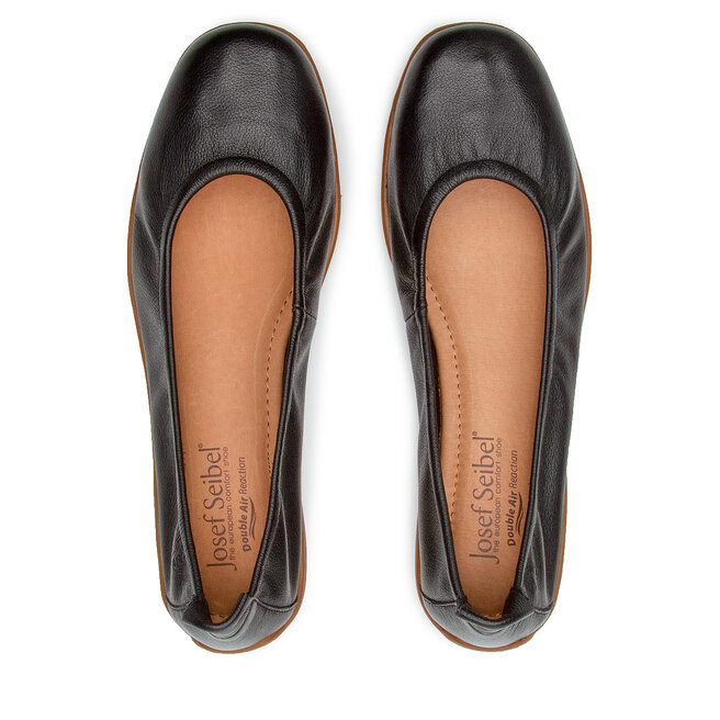 Baleriny Josef Seibel Fenja 01 74801 133 100 Czarny | eobuwie.com.pl