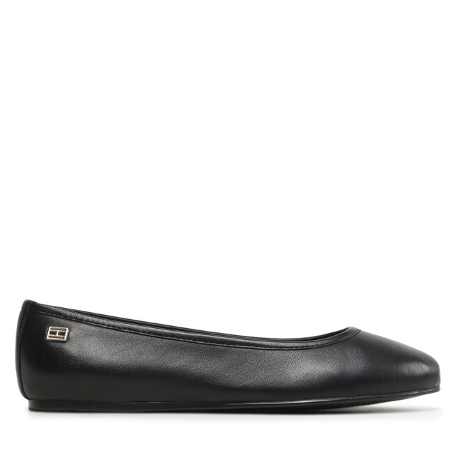 Baleriny Tommy Hilfiger Essential Chic Ballerina FW0FW07352 Czarny ...
