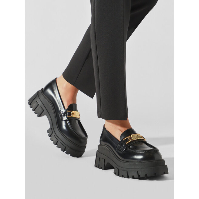 Chunky loafers Elisabetta Franchi SA-26G-36E2 Nero | escarpe.it