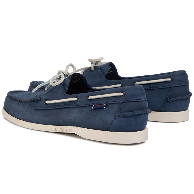 Μοκασίνια Sebago Docksides Portland Nubuck 7000GA0 Σκούρο μπλε ...