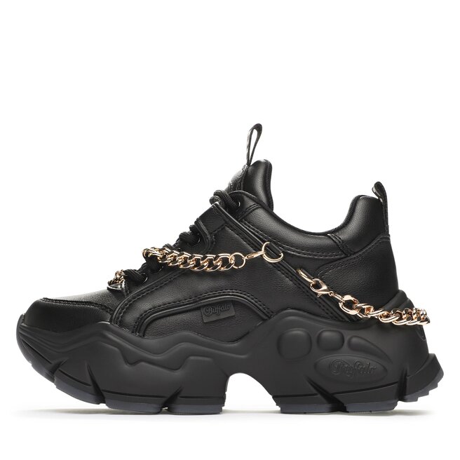 Sneakersy Buffalo Binary Chain 3.0 1630957 Czarny | eobuwie.com.pl