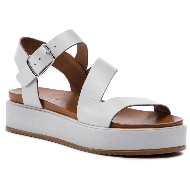 Sandały Inuovo 112003 Biały | eobuwie.com.pl