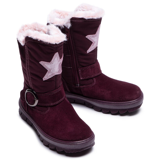 Kozaki Superfit GORE-TEX 1-009215-5000 S Fioletowy | eobuwie.com.pl