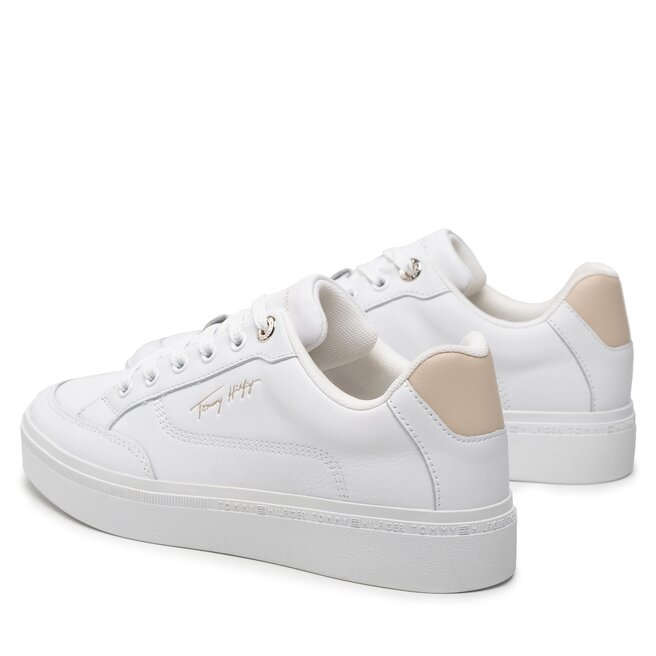 Sneakers Tommy Hilfiger Essential Th Court Sneaker FW0FW06601 White YBR ...
