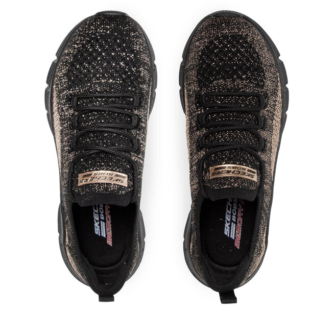 Zapatos Skechers BOBS SPORT Fall Sparks 117113/BKGD Black/Gold | zapatos.es