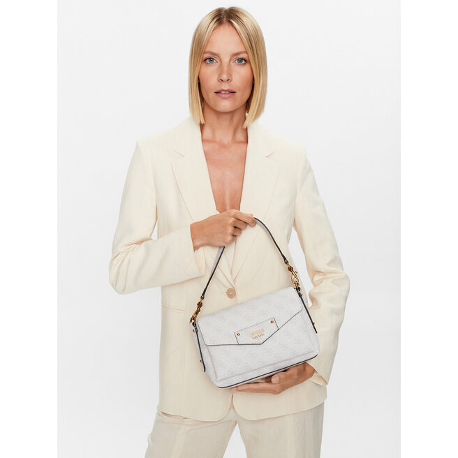 Τσάντα Guess Eco Brenton (ESB) HWESB8 39019 Εκρού | epapoutsia.gr