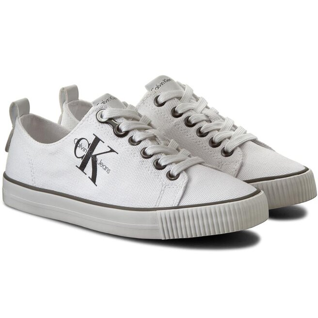 Sneakers aus Stoff Calvin Klein Jeans Dora R3556 White | eschuhe.de