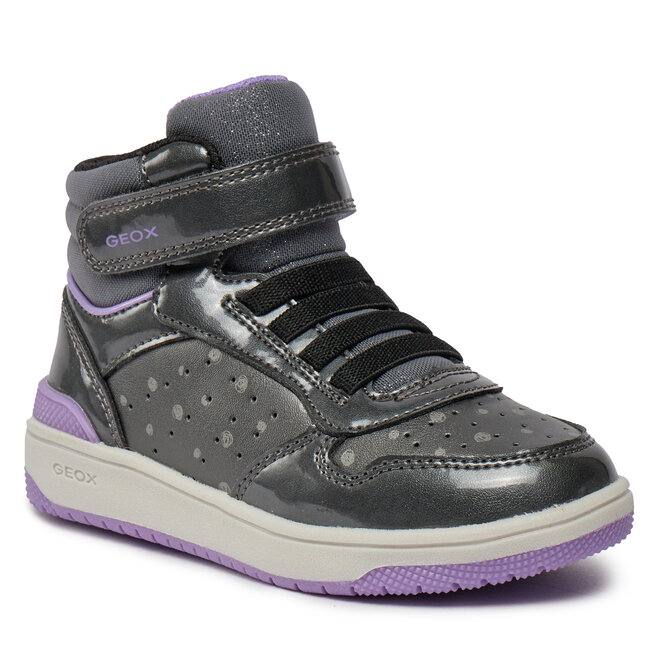 Sneakersy Geox J Washiba Girl J36HXA 0PVAS C1009 S Srebrny | eobuwie.com.pl