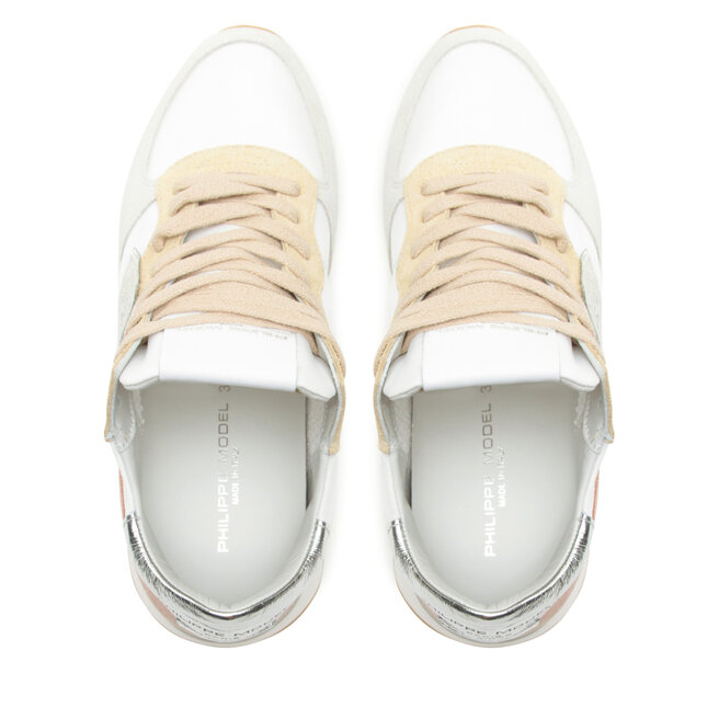 Sneakers Philippe Model Tprx Low Woman TZLD WP25 Blanc Rose | eschuhe.de