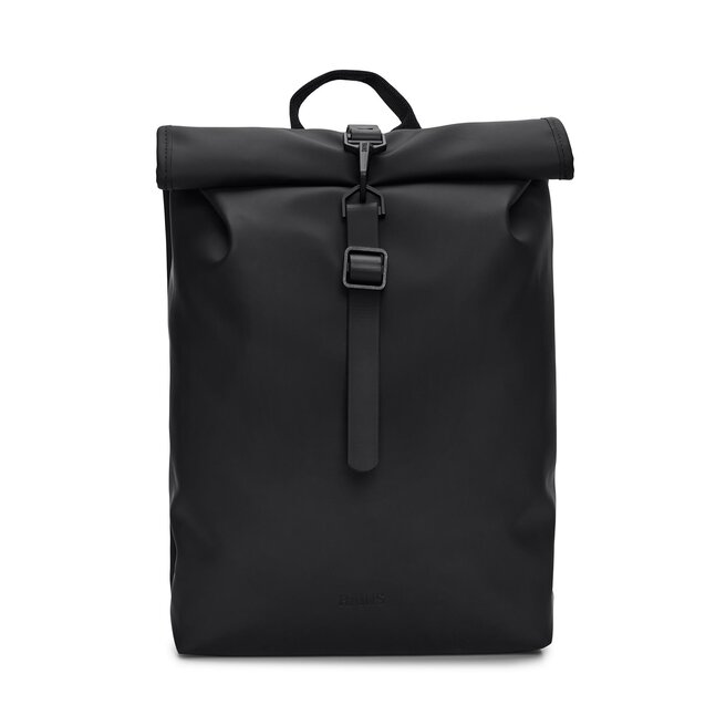 Zaino Rains Rolltop Rucksack Mini W3 13330 Nero | escarpe.it