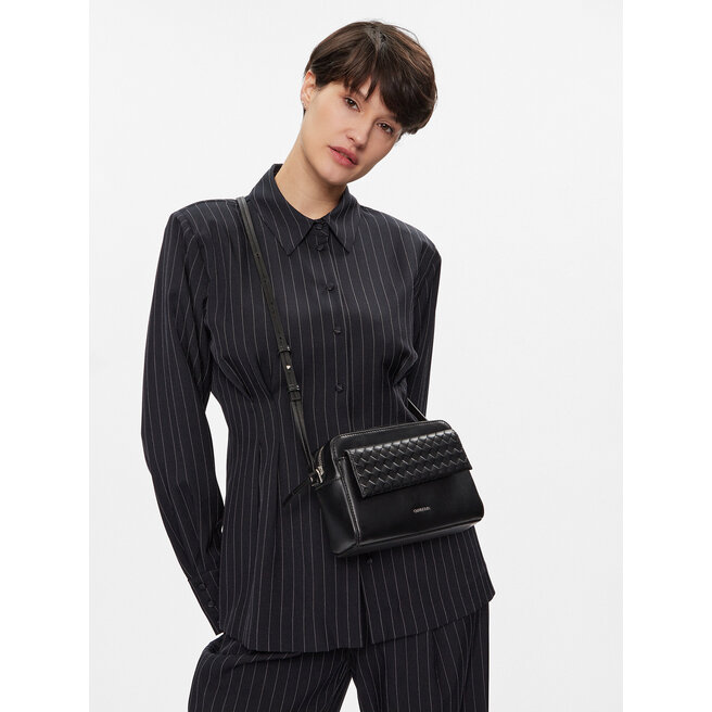 Torebka Calvin Klein Calvin Mini Quilt Camera Bag K60K611884 Czarny ...