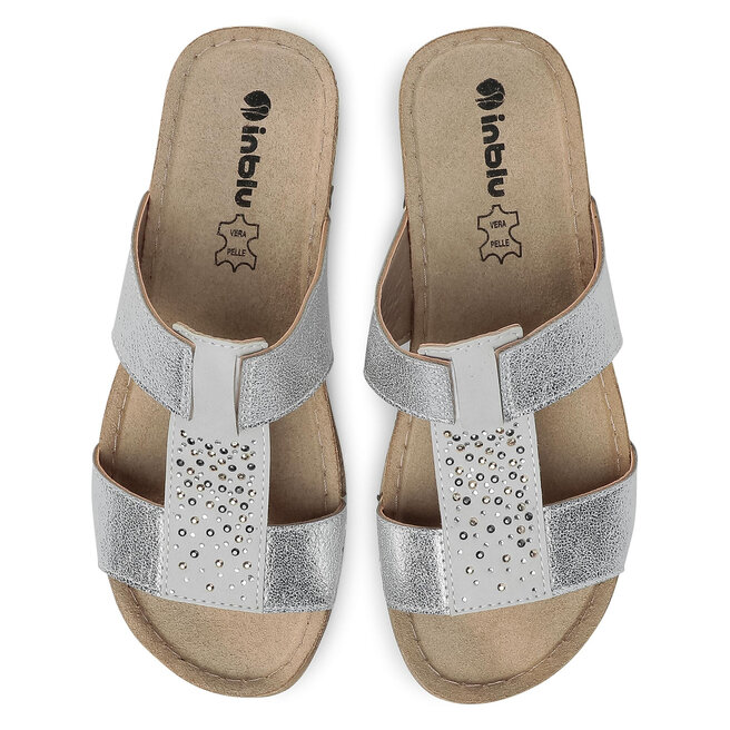 Ciabatte Inblu OF55EJ01 Argento | escarpe.it