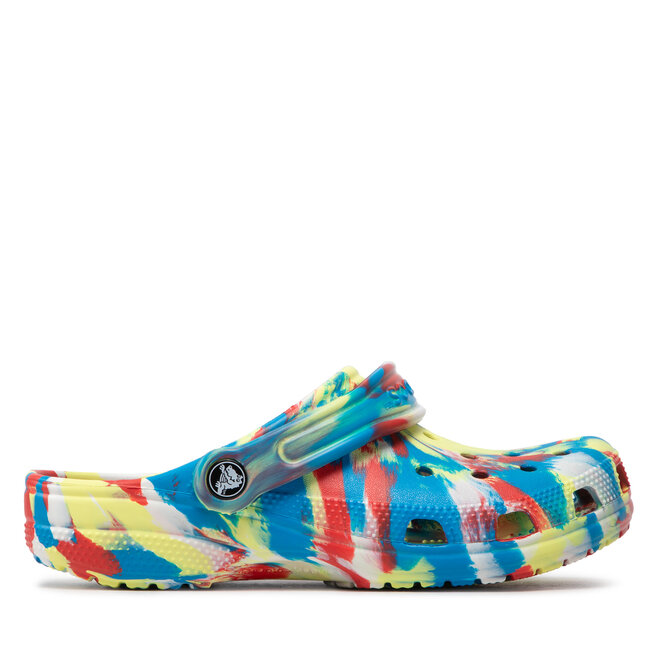 Παντόφλες Crocs Classic Marbled Clog 206867 Sulphur/Multi | epapoutsia.gr