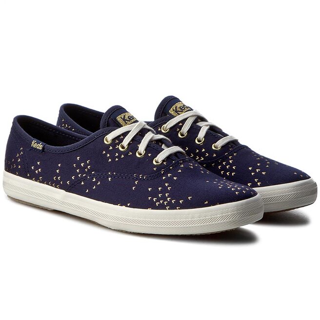 Πάνινα παπούτσια Keds Ch Mini Bird WF56419 Navy/Gold • Epapoutsia.gr
