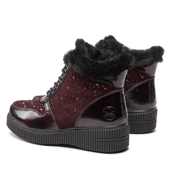 Botine Rieker 93312-35 Vișiniu | epantofi.ro