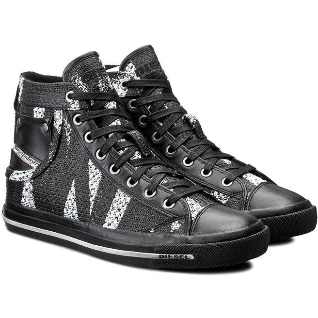 Sneakersy Diesel Exposure I Y00023 P1123 H1532 Black/White | eobuwie.com.pl