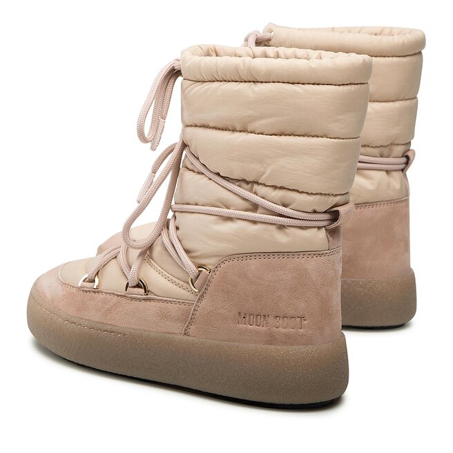 Μπότες Χιονιού Moon Boot Ltrack Suede Nylon 24500200001 Cipria ...