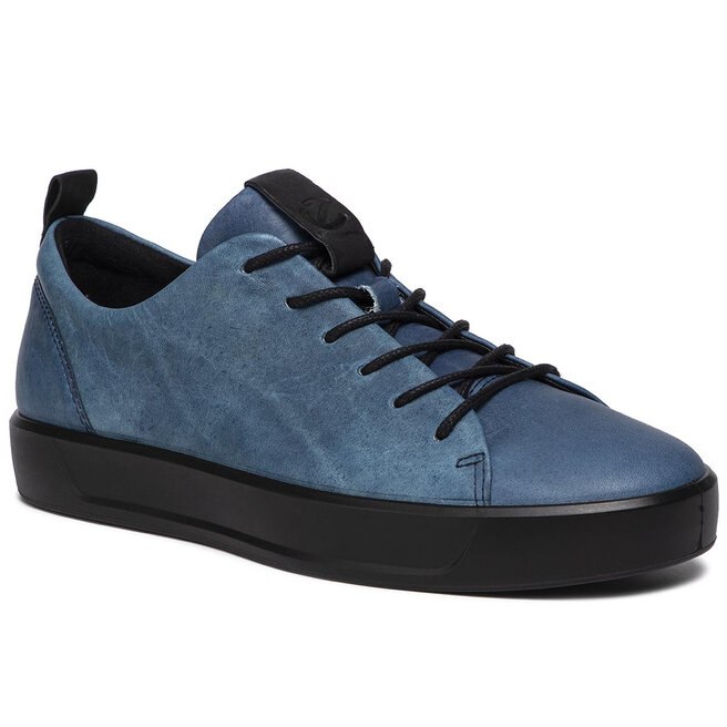 Sneakersy ECCO Soft 8 44082451184 Niebieski | eobuwie.com.pl