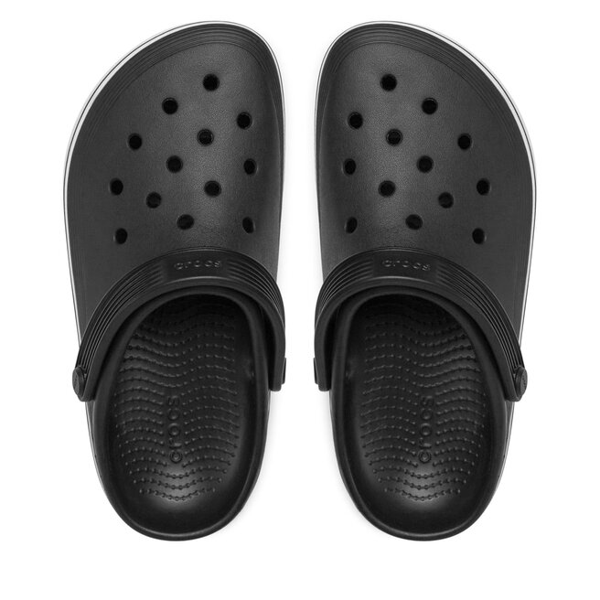 Klapki Crocs Crocs Crocband Clean Clog 208371 Czarny | eobuwie.com.pl