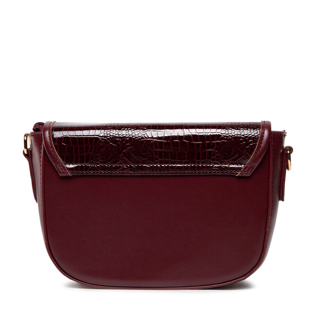 Torebka Monnari BAG0900-005 Burgundowy Lakier | eobuwie.com.pl